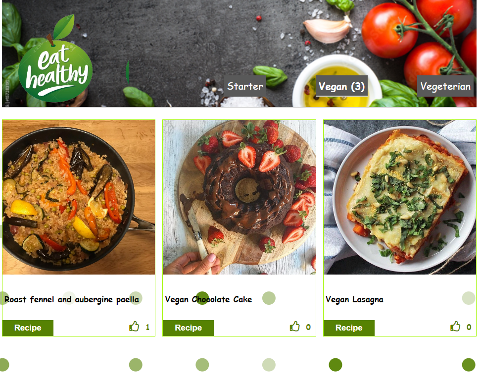 MealDB | The Eat Healthy is a web application that utilizes an external ...